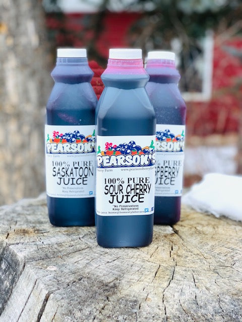 100% Pure Juice - Pearson's Berry Farm